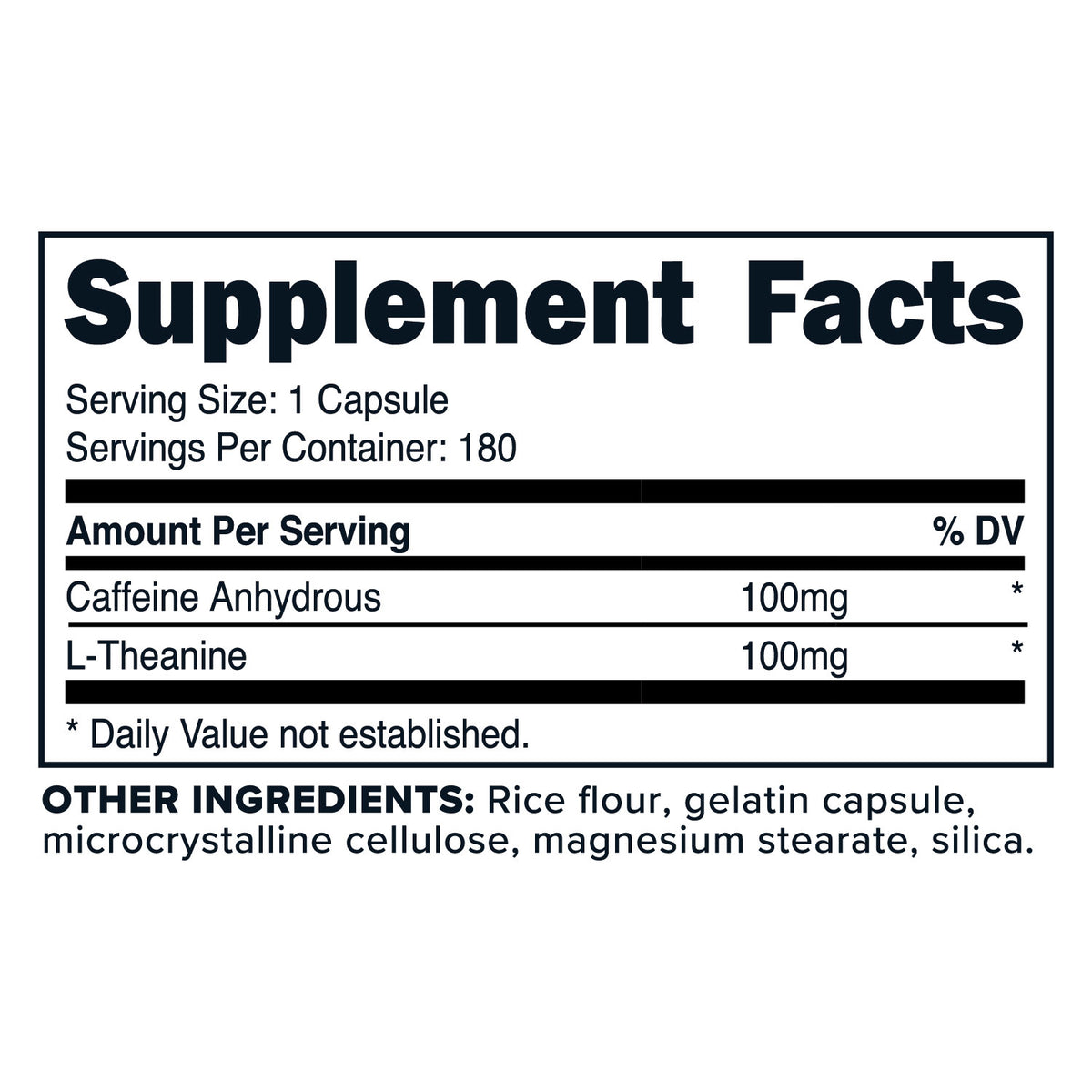 PrimaForce Caffeine + Theanine Capsules – PrimaForce Supplements